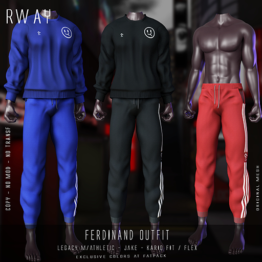 Second Life Marketplace Rway Ferdinand Outfit Fatpack